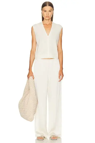 Simkhai Rozzi Vest In Cashmere - Ivory