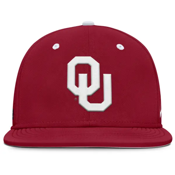 Nike Oklahoma Sooners Dugout True College Fitted Hat - Red