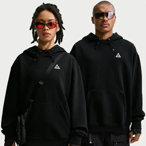 Nike Tuff Fleece" Pullover Hoodie - Black