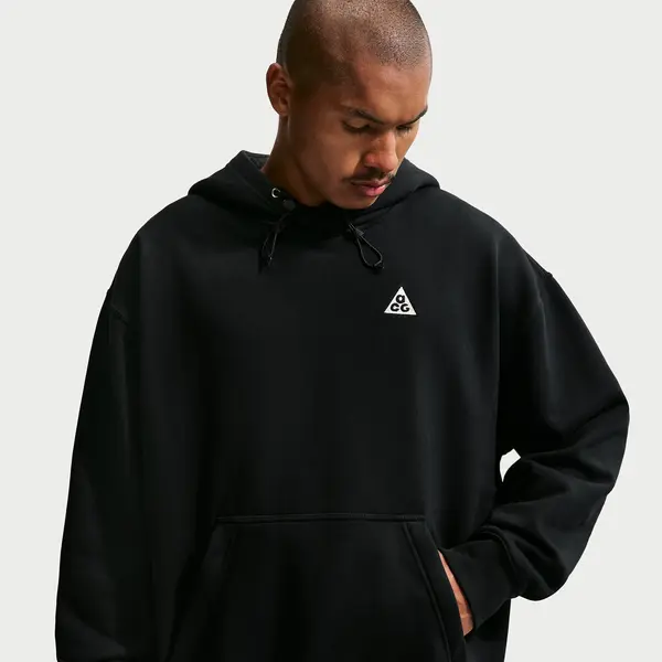 Nike Tuff Fleece" Pullover Hoodie - Black