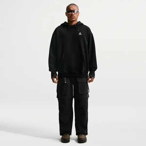 Nike Tuff Fleece" Pullover Hoodie - Black