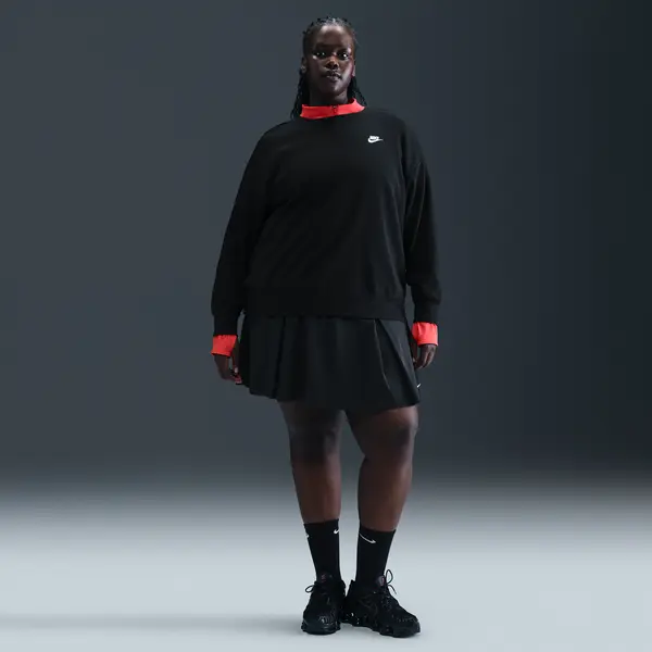 Nike Sportswear Club Fleece Crew-neck Sweatshirt - Black