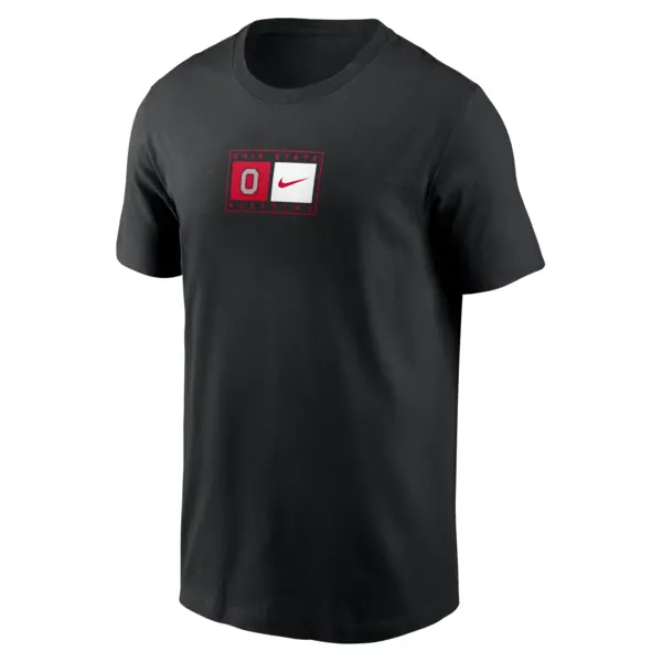 Nike Ohio State Campus Logo Swoosh College T-shirt - Black