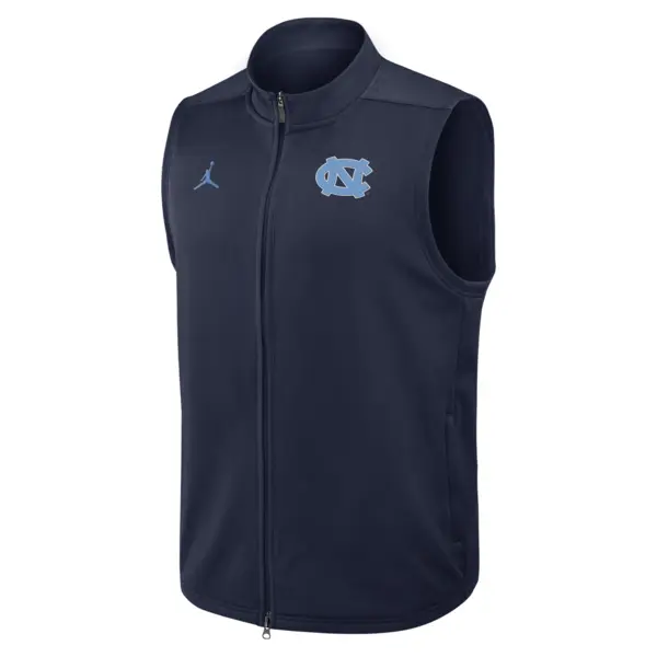 JORDAN North Carolina Victory Brand Therma-fit College Full-zip Vest - Blue