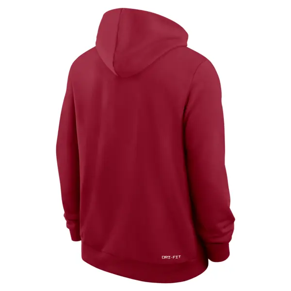 JORDAN Oklahoma Sideline Dri-fit College Pullover Hoodie - Red