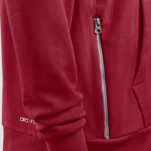 JORDAN Oklahoma Sideline Dri-fit College Pullover Hoodie - Red