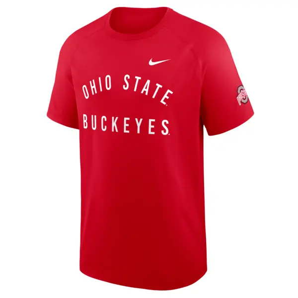 Nike Ohio State Premium Performance Dri-fit College T-shirt - Red