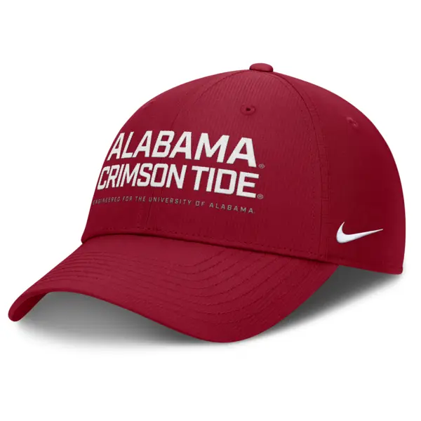 Nike Alabama On-field Club Gameday Dri-fit College Adjustable Baseball Cap - Red