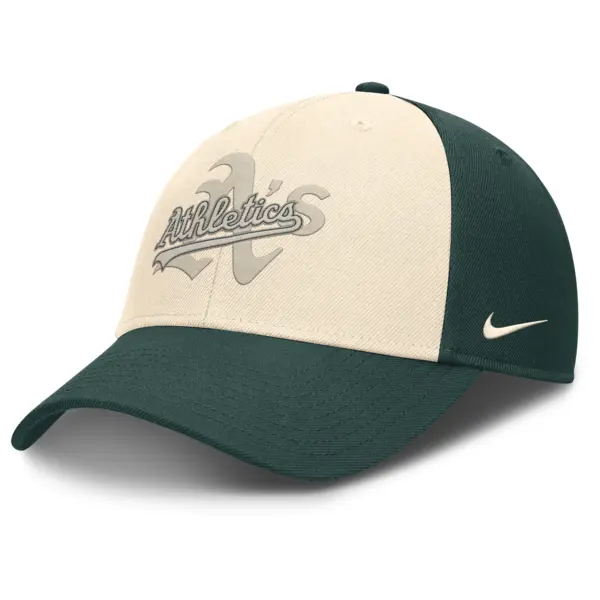 Nike Athletics Statement Club Dri-fit Mlb Adjustable Hat - Green