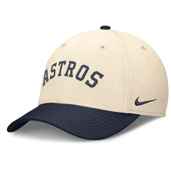 Nike Houston Astros Statement Rise Swoosh Dri-fit Mlb Hat - Brown