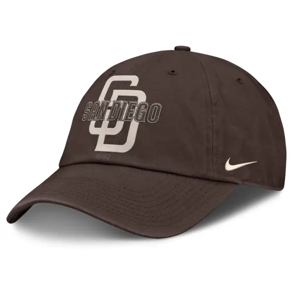 Nike San Diego Padres Statement Club Mlb Adjustable Hat - Brown