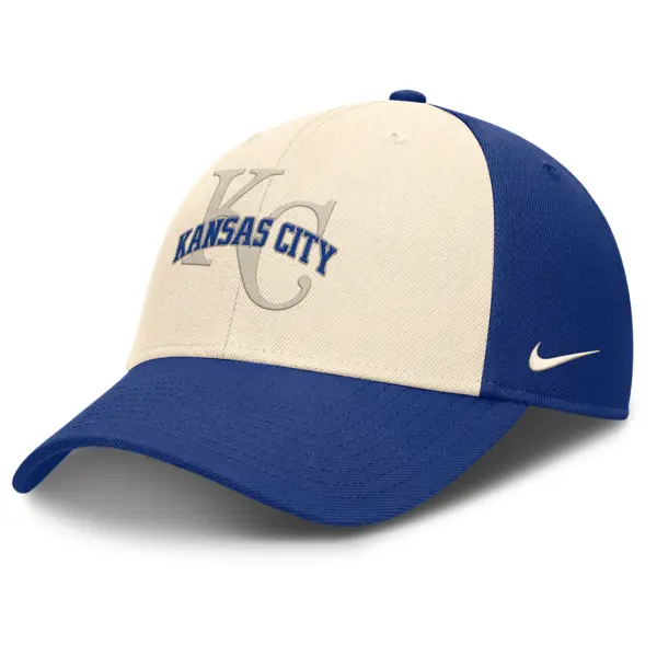 Nike Kansas City Royals Statement Club Dri-fit Mlb Adjustable Hat - Blue