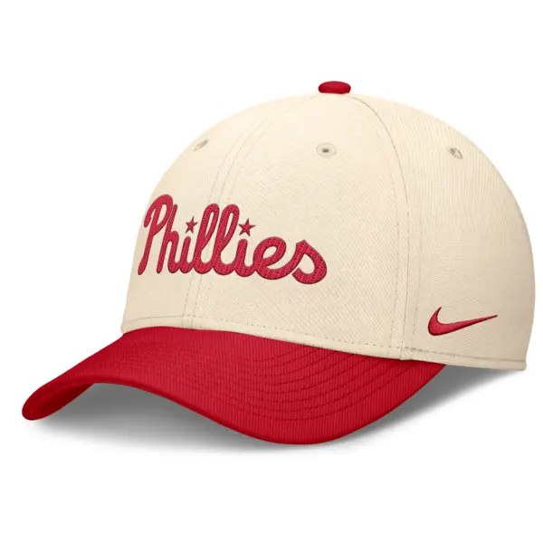 Nike Philadelphia Phillies Statement Rise Swoosh Mlb Hat - Brown