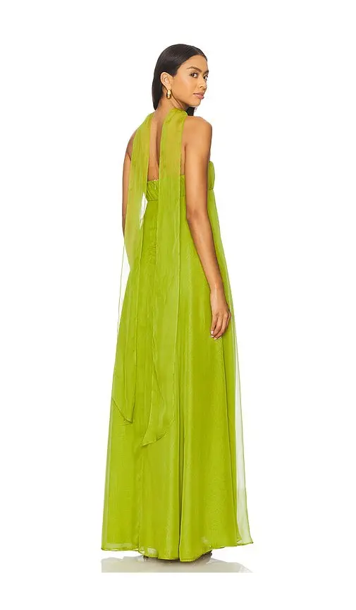 LOVERS AND FRIENDS Estelle Gown - Green