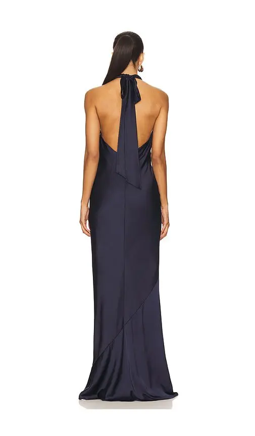 NOOKIE Penelope Halter Gown - Navy