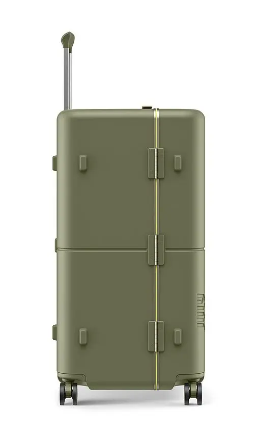 JULY Checked Trunk - Olive