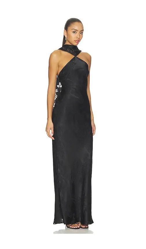 Amanda Uprichard Ashton Maxi Dress - Black