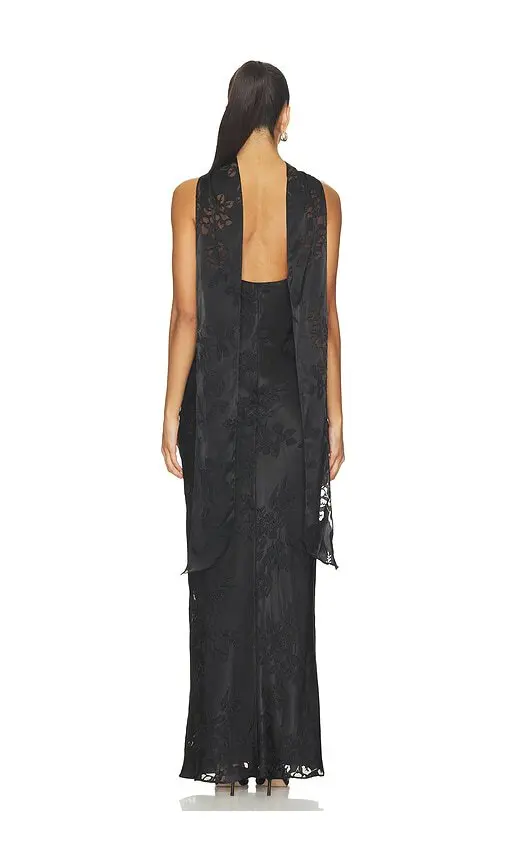 Amanda Uprichard Ashton Maxi Dress - Black