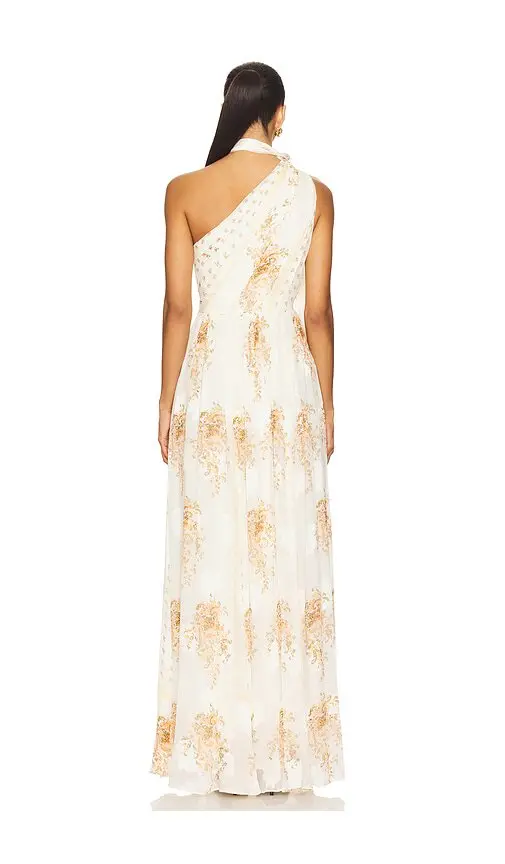 Ulla Johnson Angelique Draped Scarf Gown - Alabaster