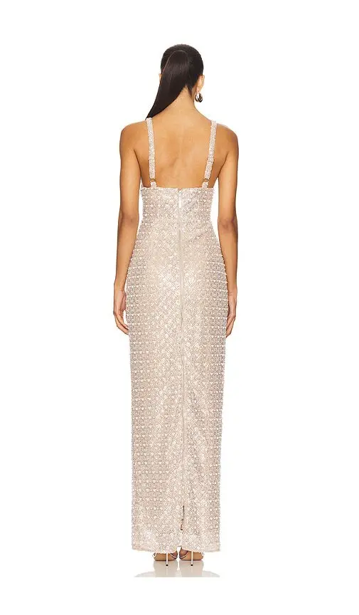 BRONX BANCO Bronx And Banco Allegra Sequin Maxi Dress