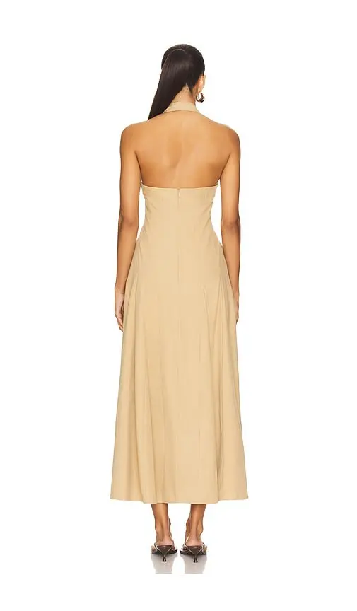 Seven Wonders Astrid Halter Midi Dress - Camel | Editorialist