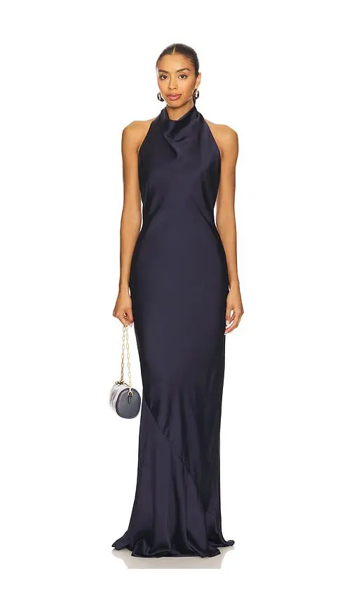NOOKIE Penelope Halter Gown - Twilight