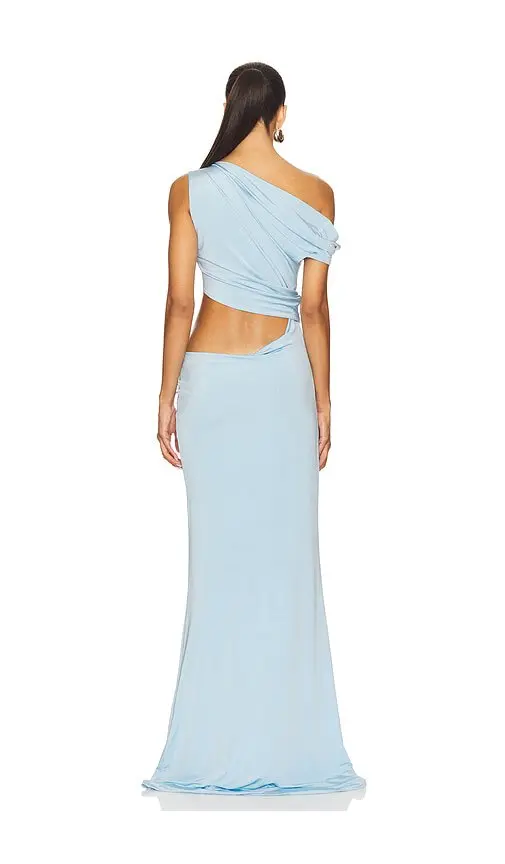 AWAVE STUDIO Shoulder And Waist Long Dress