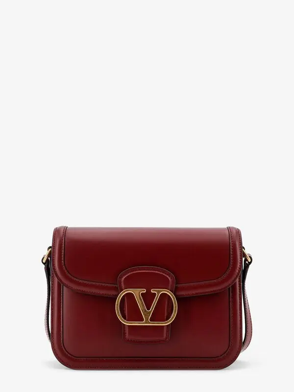 Valentino Garavani 9to5 Leather Shoulder Bag - Red