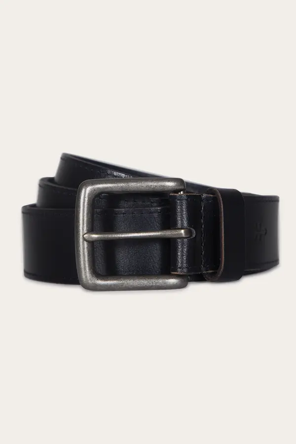 Frye 35 Mm Leather Belt - Black