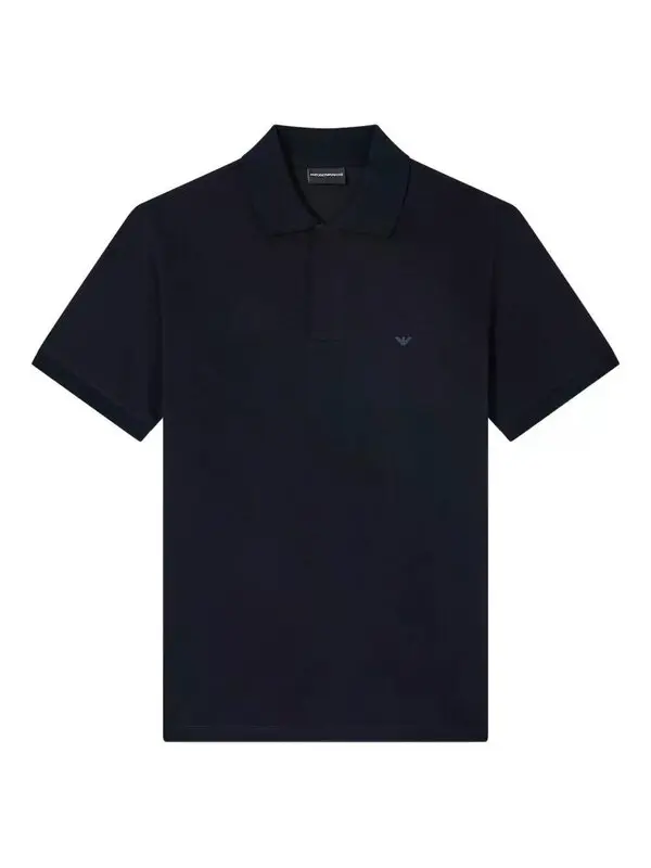 Emporio Armani Logo-appliqué Polo Shirt