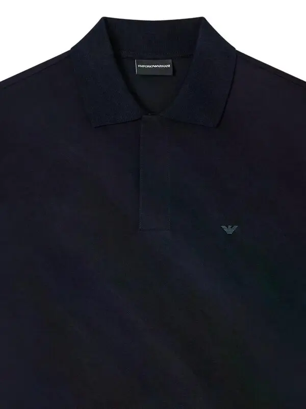 Emporio Armani Logo-appliqué Polo Shirt