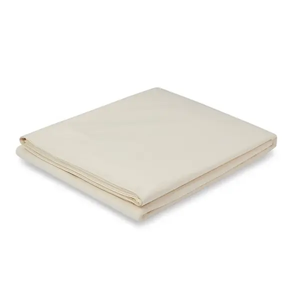 PIGLET IN BED Washed Cotton Percale Flat Sheet - Mindful Cream