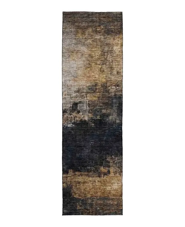 DALYN RUG COMPANY Dalyn Nouveau Nv17 Runner Area Rug, 2'3 X 7'6 - Charcoal