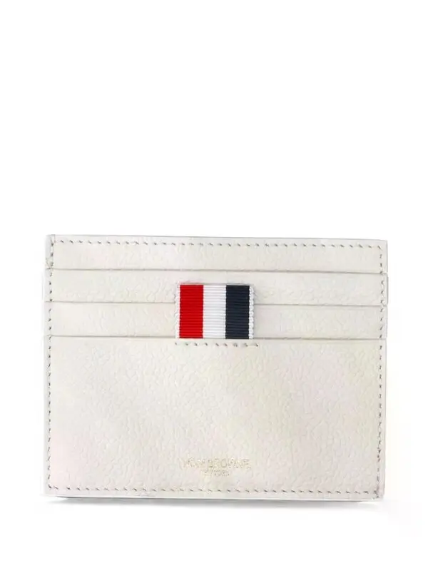 Thom Browne Grained Cardholder - Neutrals