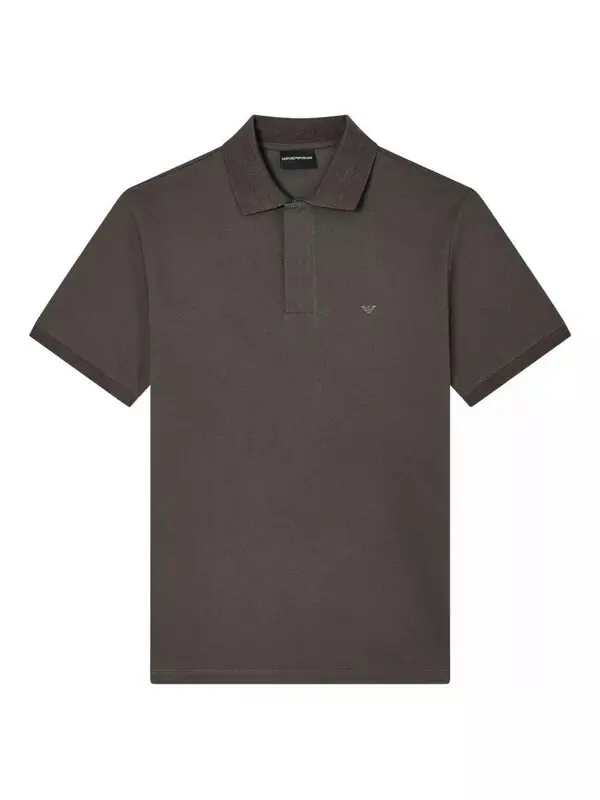 Emporio Armani Logo-appliqué Polo Shirt