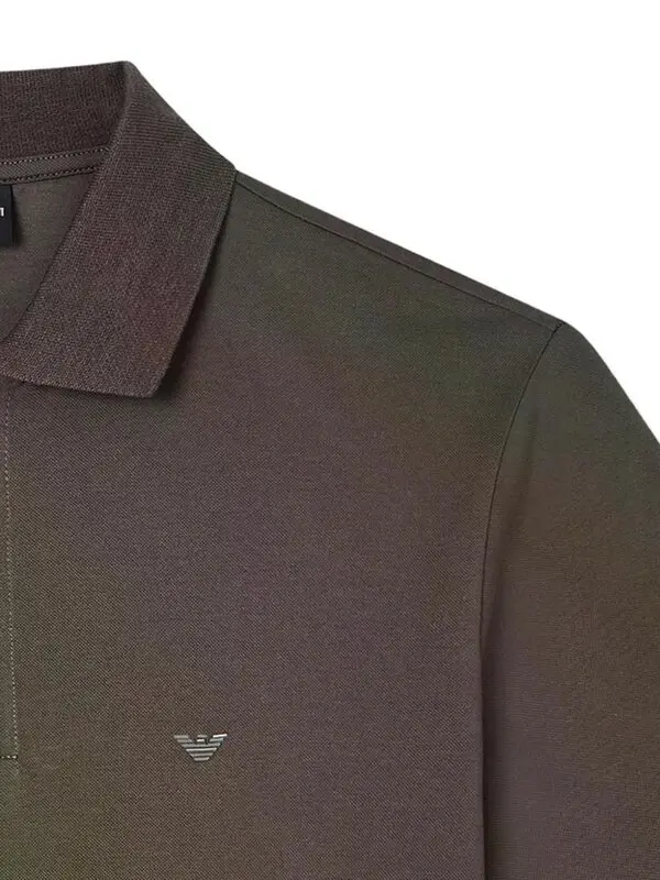 Emporio Armani Logo-appliqué Polo Shirt