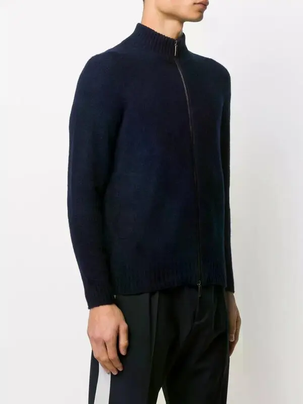 DRUMOHR Zip-up Wool Cardigan