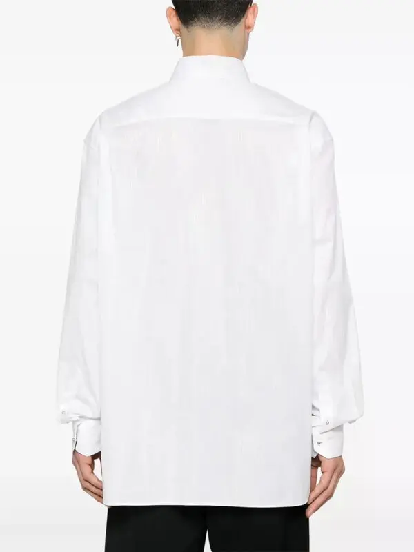 MUGLER Pinstripe Poplin Shirt