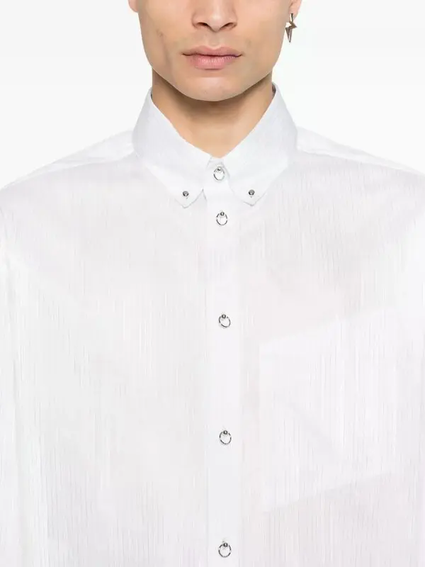 MUGLER Pinstripe Poplin Shirt
