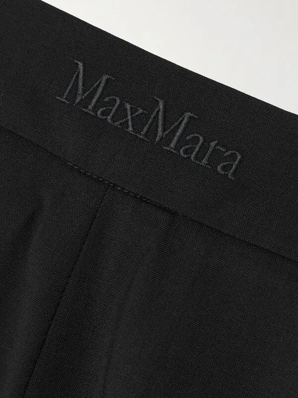 Max Mara Fernet Wool-canvas Wide-leg Pants