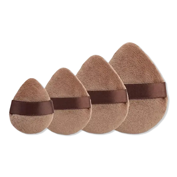 J.CAT BEAUTY 4 Assorted Brown Puffs - One-color