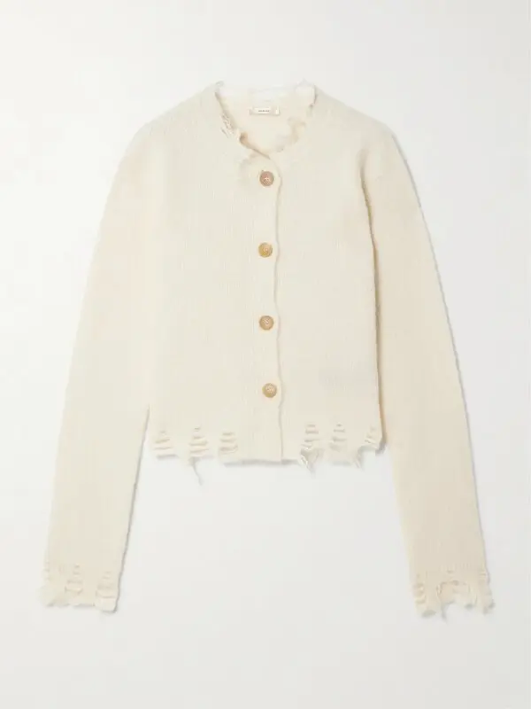HAIKURE Jill Distressed Knitted Cardigan
