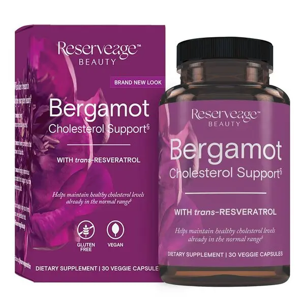 RESERVEAGE Bergamot Cholesterol Support 30 Capsules - One-color