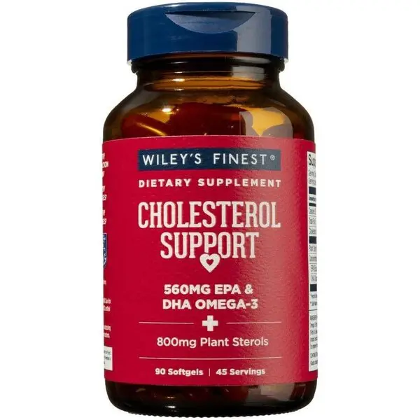 WILEY'S FINEST Wileys Finest Fish Oils Cholesterol Support 90 Softgels