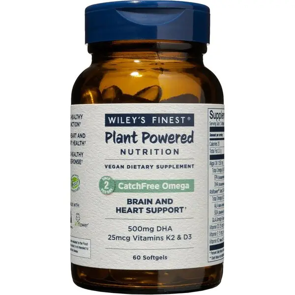 WILEY'S FINEST Wileys Finest Fish Oils Catchfree Omega Plant Powered 60 Softgels - One-color