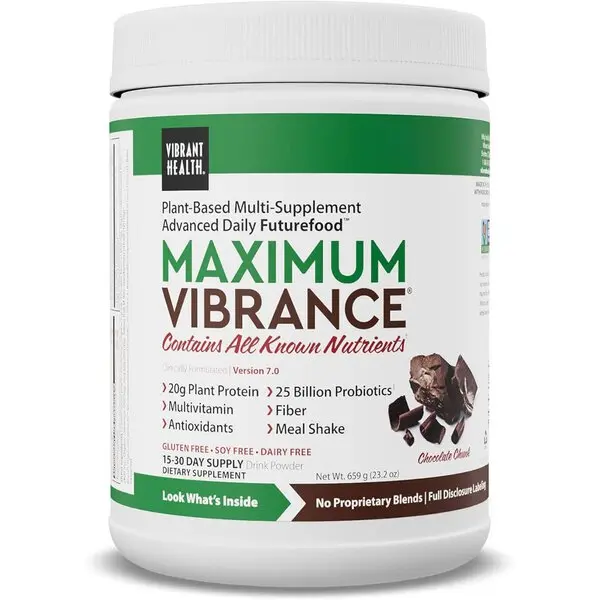 VIBRANT HEALTH Maximum Vibrance Chocolate Chunk 659 Grams - One-color