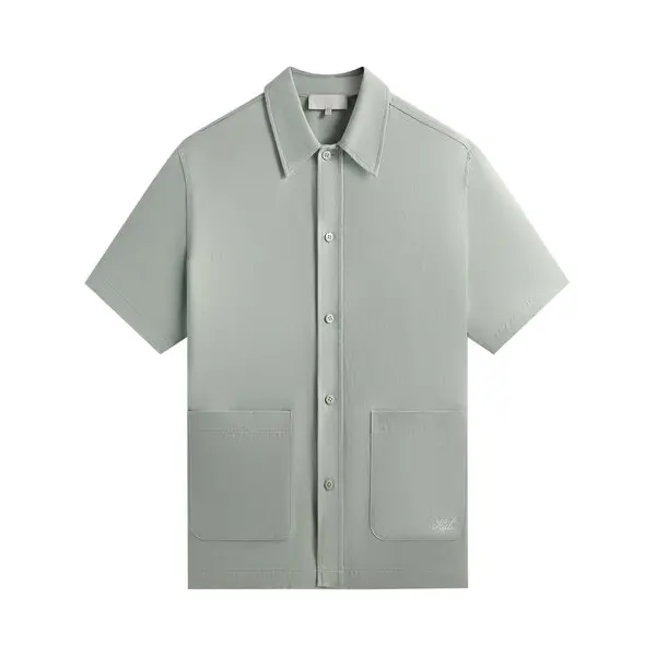 Kith Boxy Collared Overshirt - Green