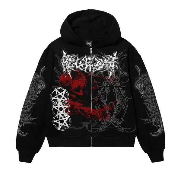 REVENGE Abandoned Zip Up Hoodie
