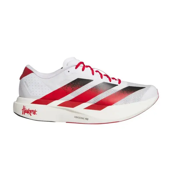 Adidas Ncaa X Adizero Evo Sl 'nebraska' Sneaker - White