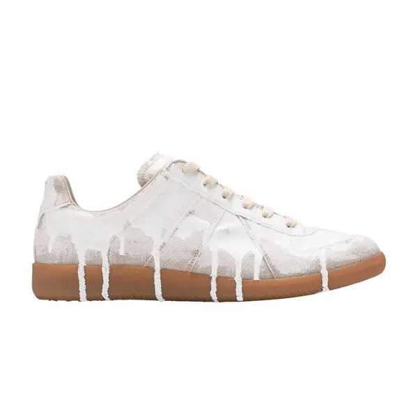MAISON MARGIELA Replica 'paint Drip Bianchetto' Sneakers